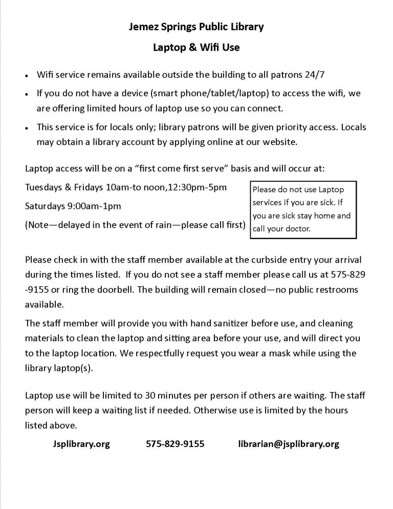 Jemez Springs Public Library